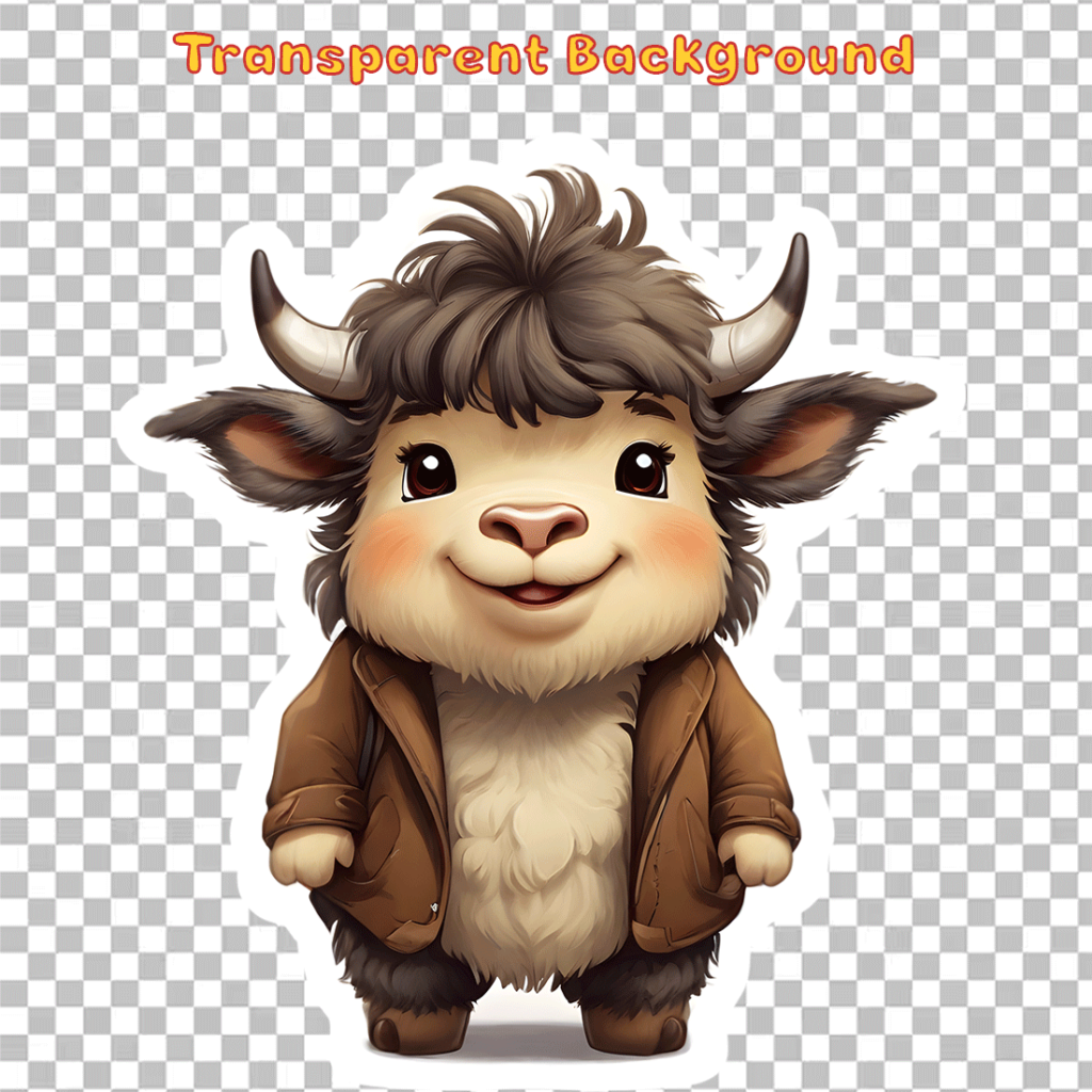 Cute Yak Sticker 3 PNG's - MasterBundles