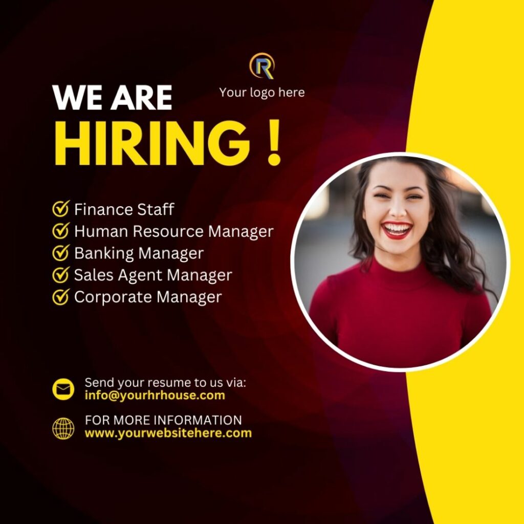 1 Instagram Sized Canva Hiring Design Template - $4 - MasterBundles
