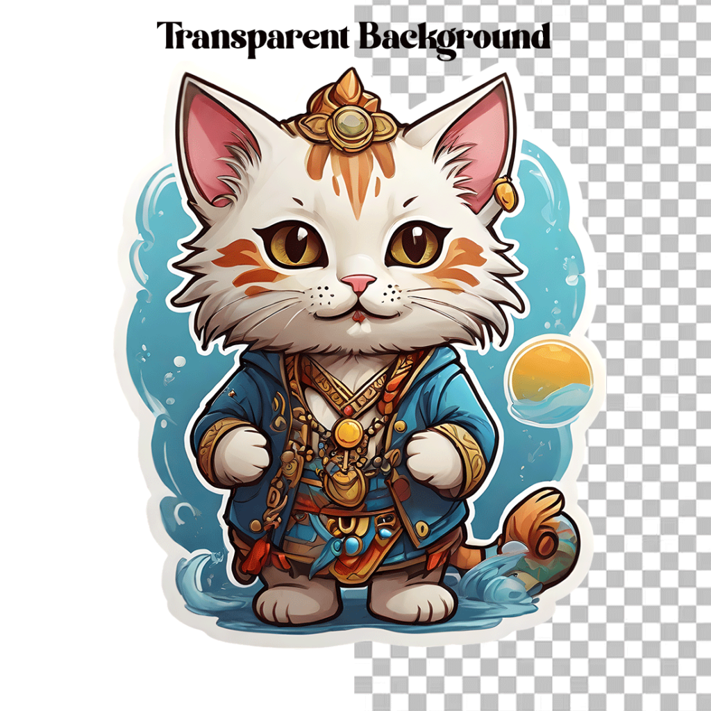 Cute Nepalian Cultural Cat Stickers PNG’s - MasterBundles
