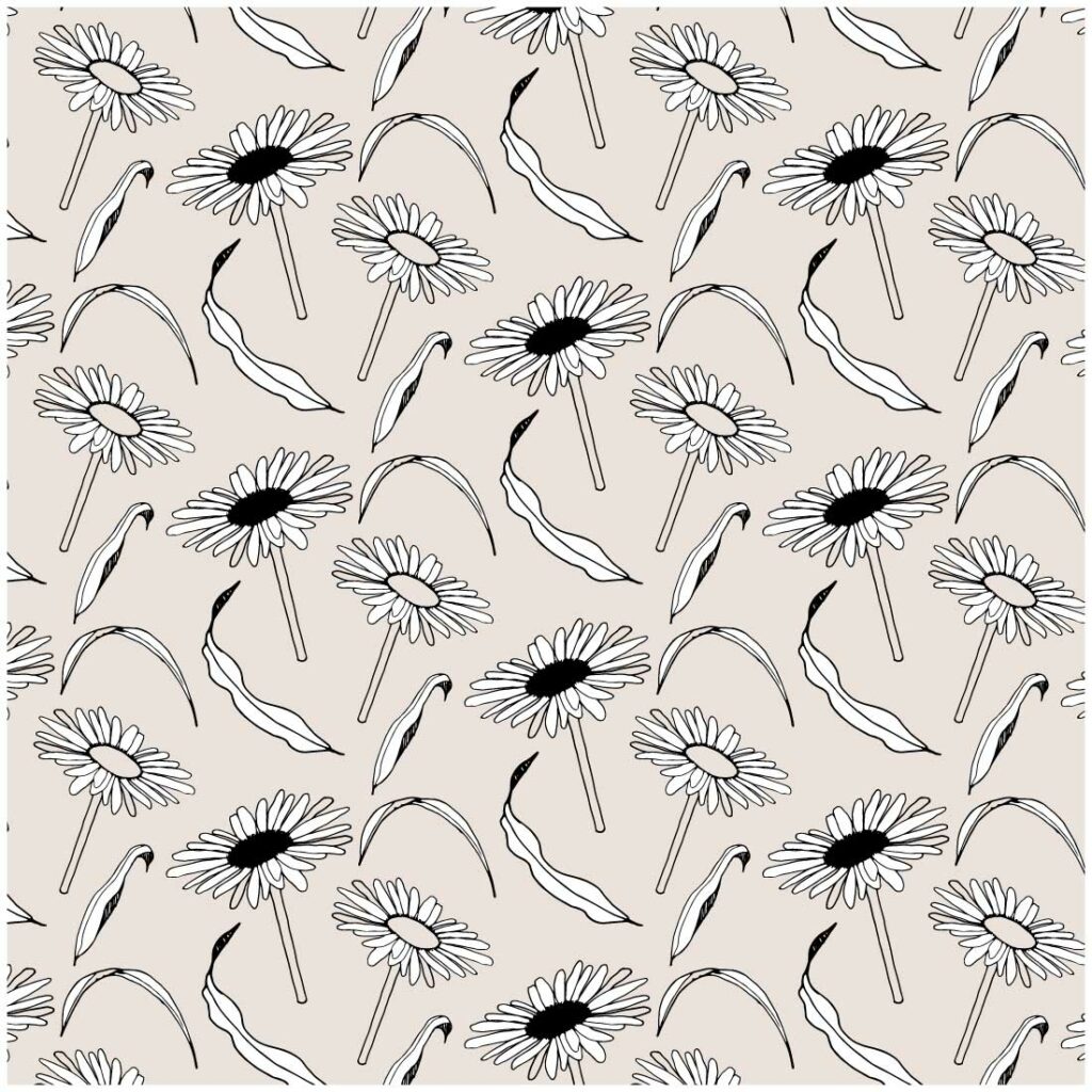 Graphic Flowers Patterns Elements - MasterBundles