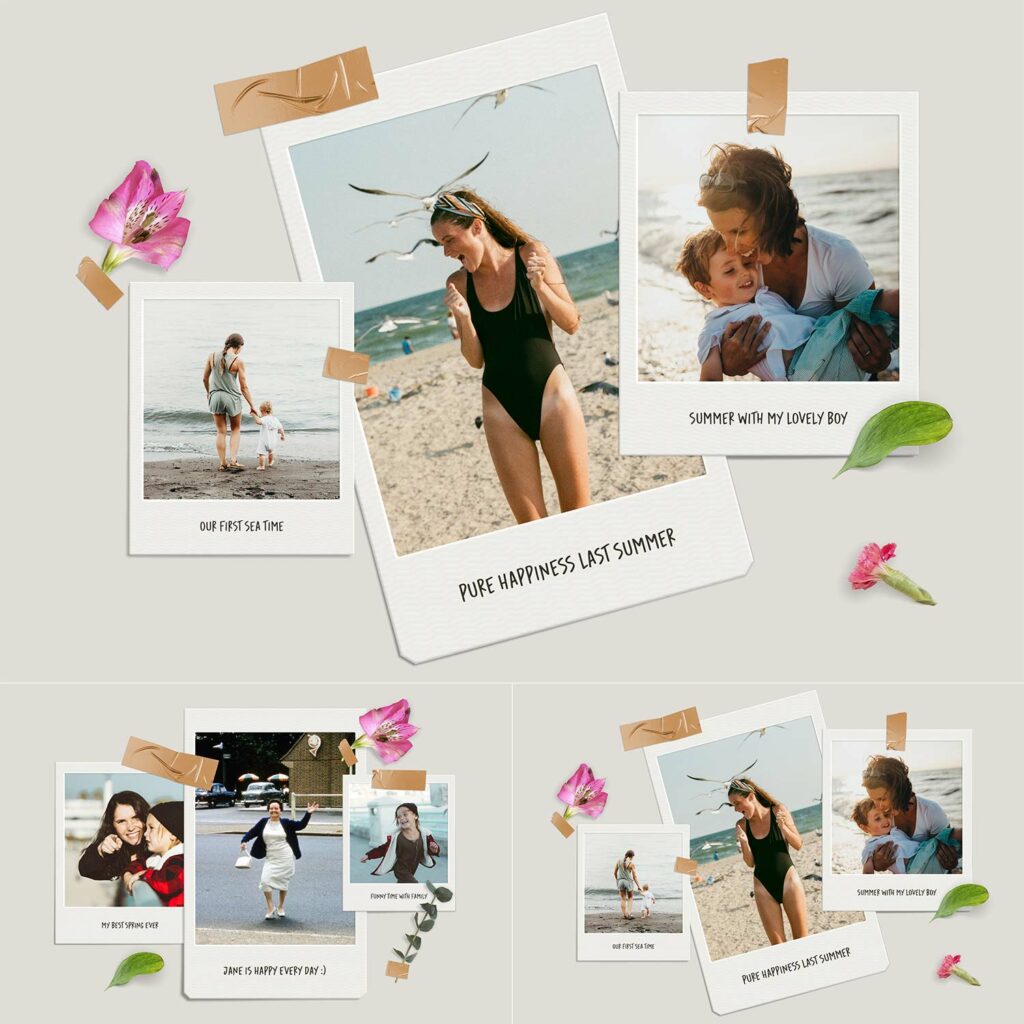 Polaroid Photo Templates - MasterBundles