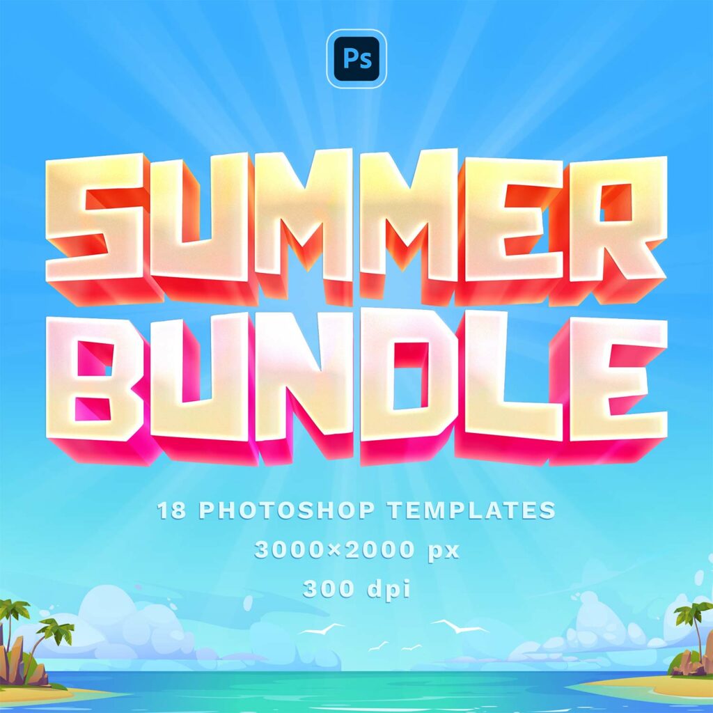 Summer Text Effects Bundle - MasterBundles