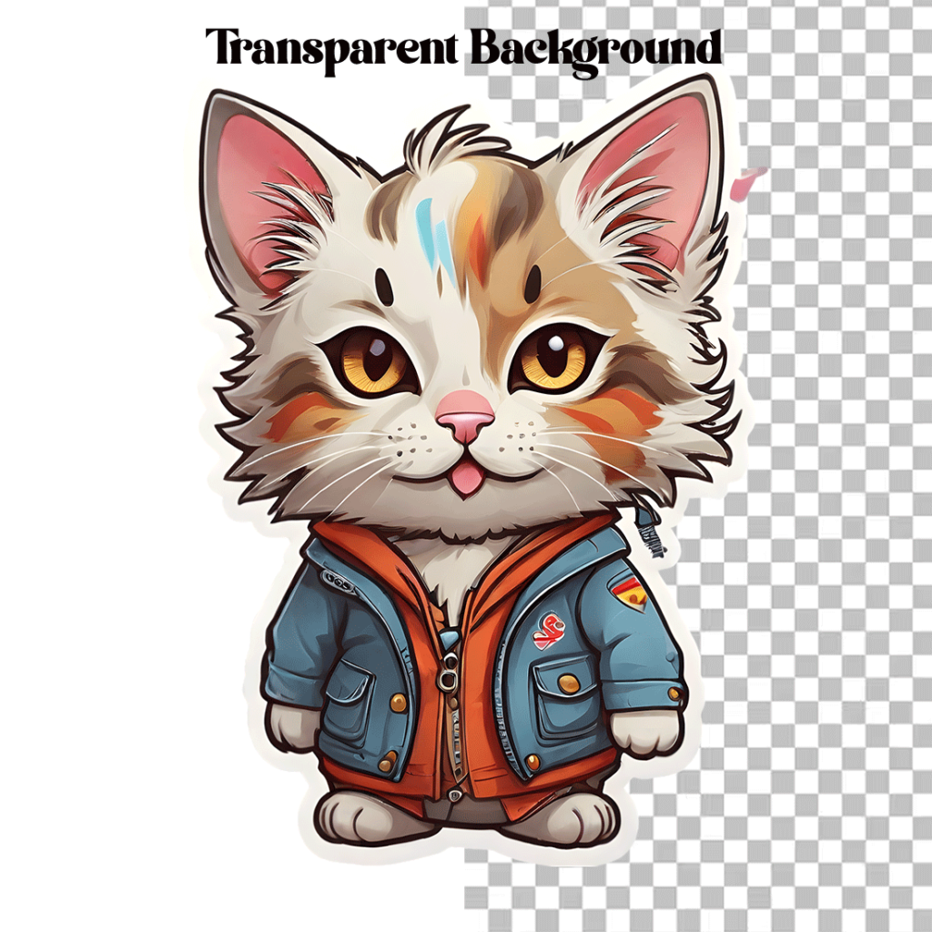 Cute American Cultural Cat Stickers - MasterBundles