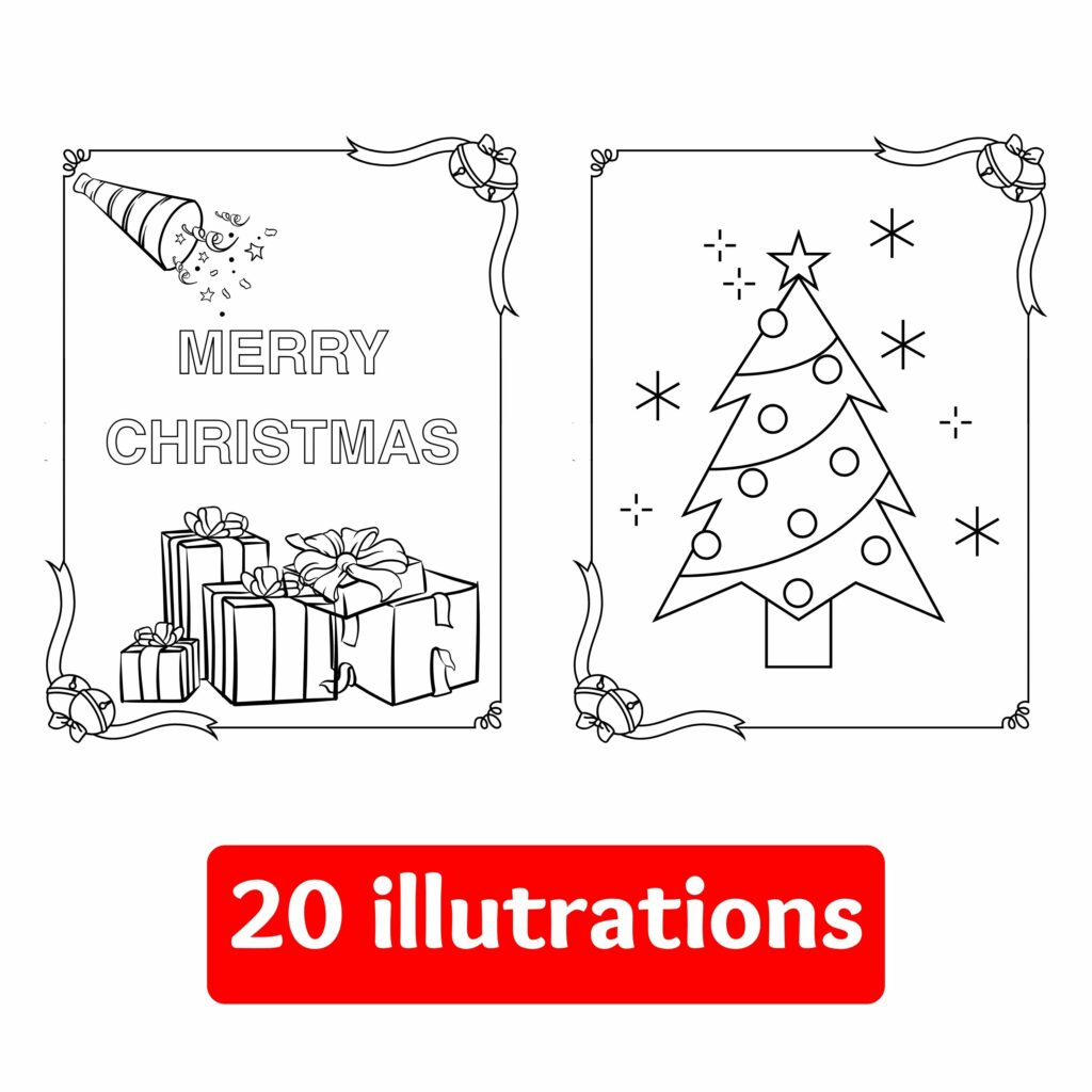 Christmas Coloring Book - MasterBundles