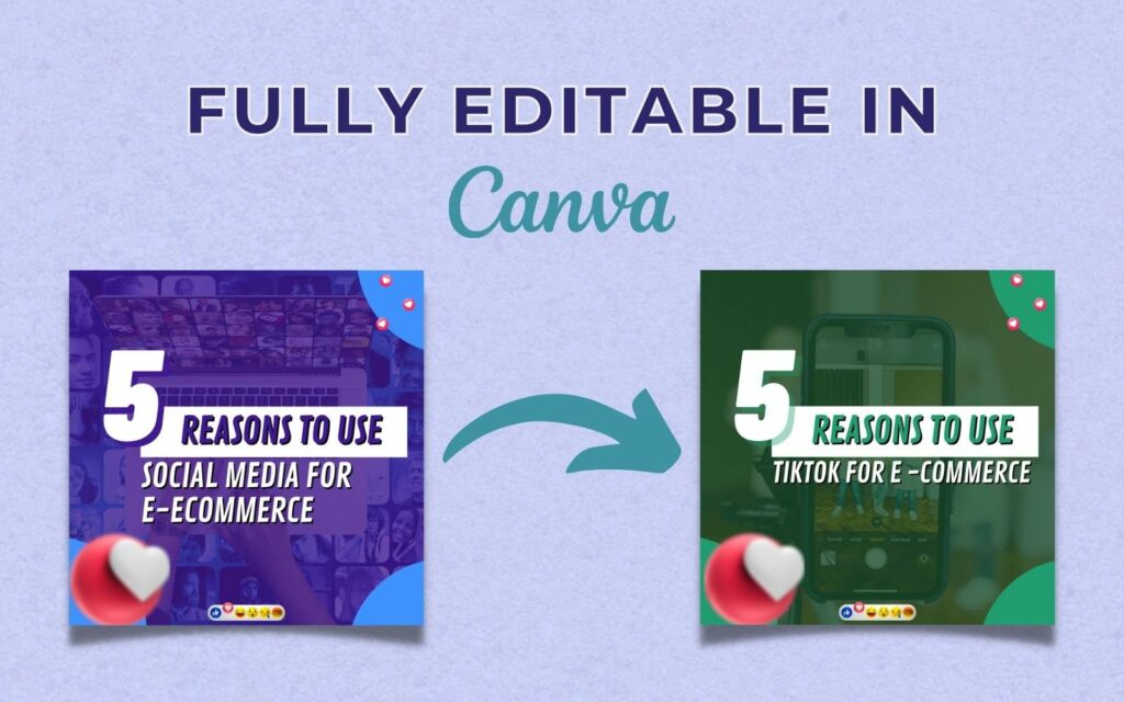 50 Digital Marketing Canva Templates For Social Media - MasterBundles
