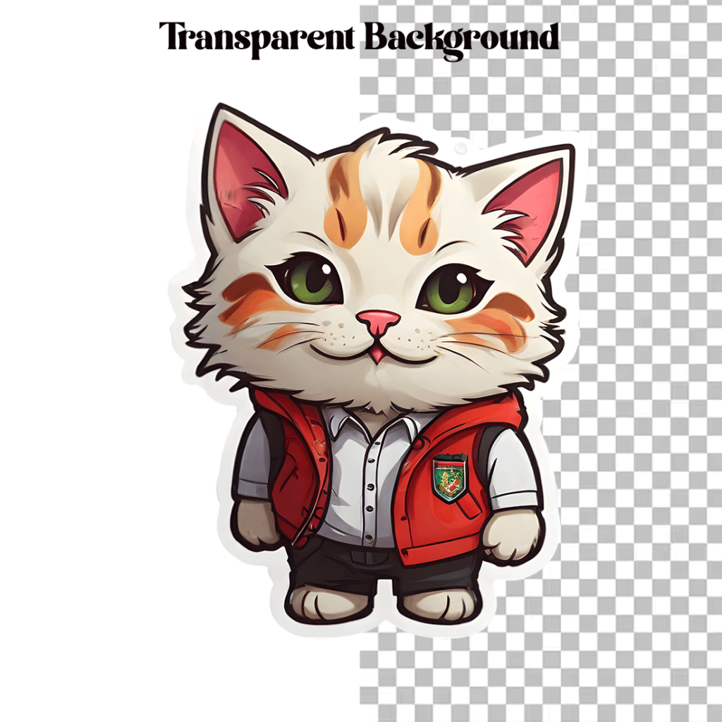 Cute Denmark Cultural Cat Stickers PNG’s - MasterBundles