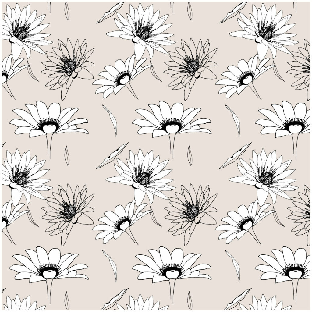 Graphic Flowers Patterns Elements - MasterBundles