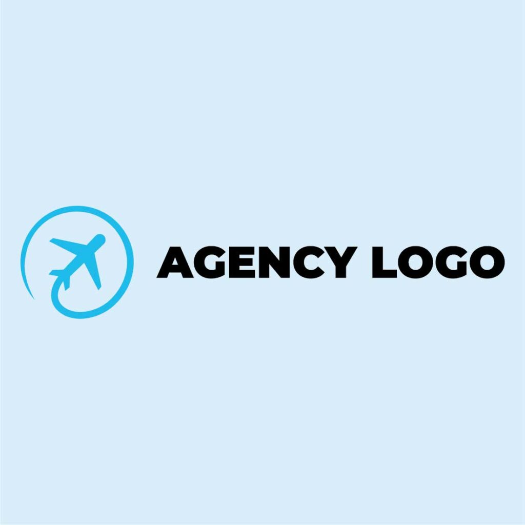 Vector logo design templates for airlines, airplane tickets, travel ...