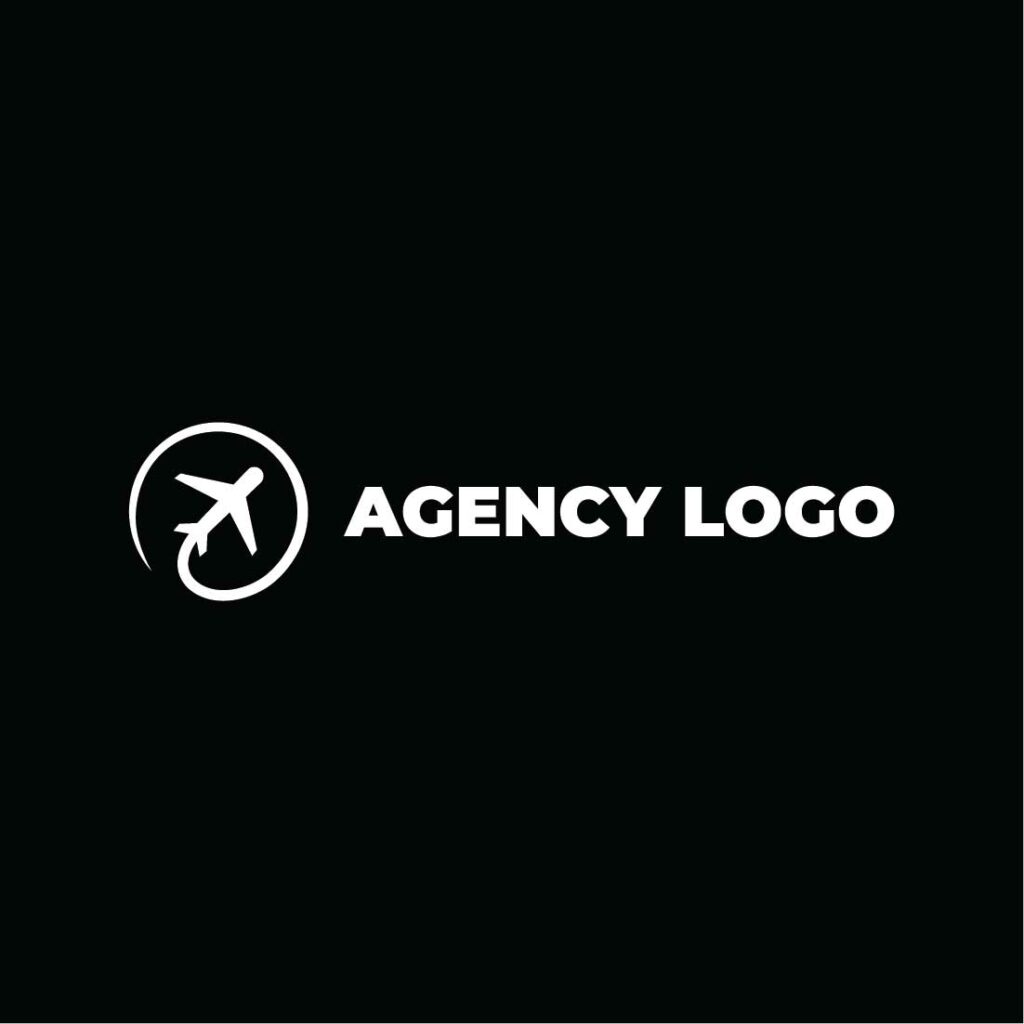 Vector logo design templates for airlines, airplane tickets, travel ...