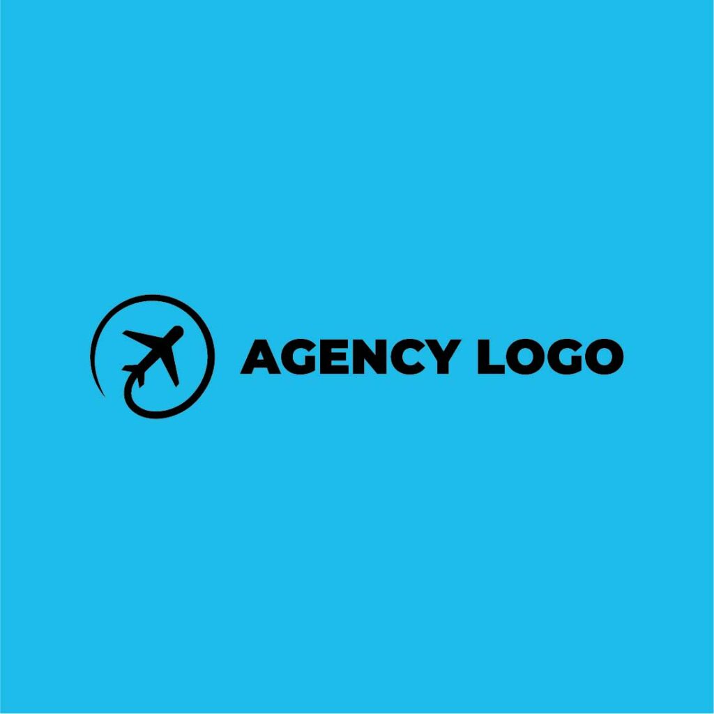 Vector logo design templates for airlines, airplane tickets, travel ...