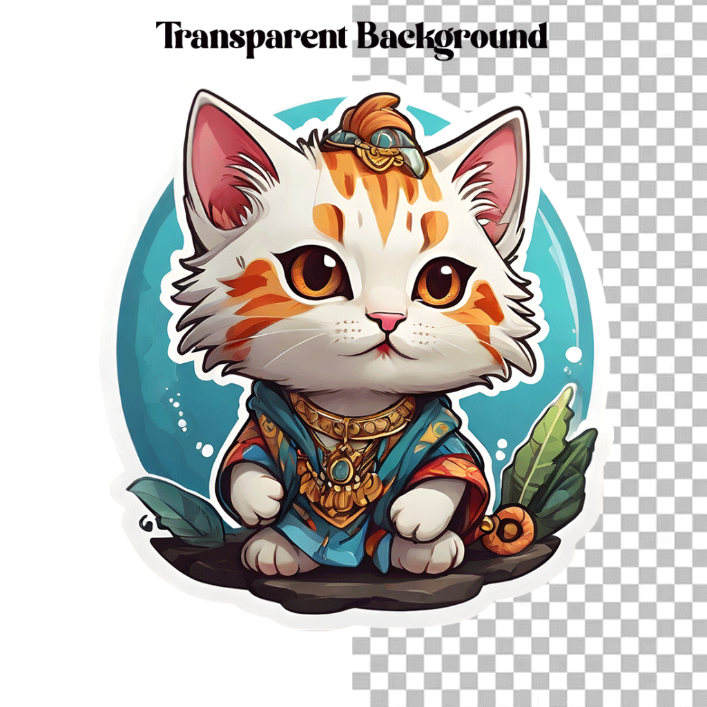Cute Nepalian Cultural Cat Stickers PNG’s - MasterBundles