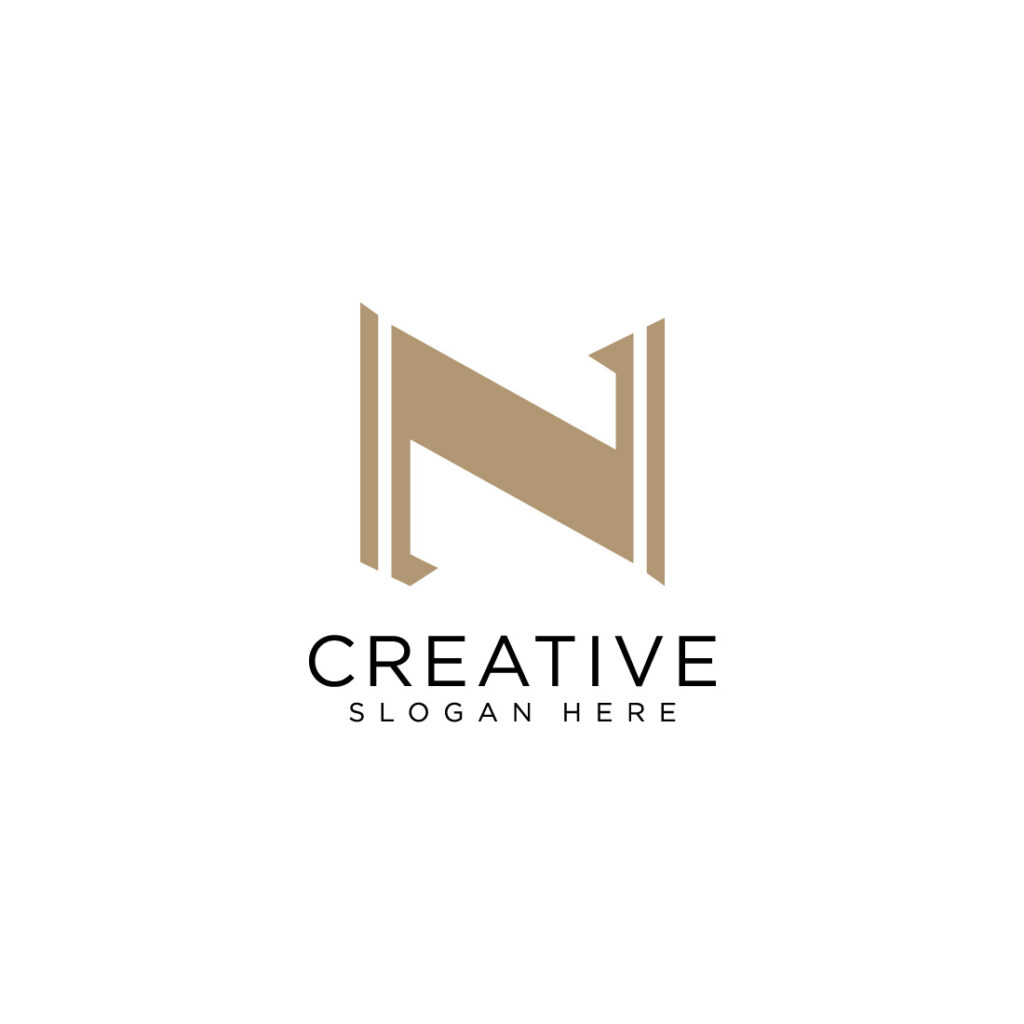 initial letter n logo vector design - MasterBundles