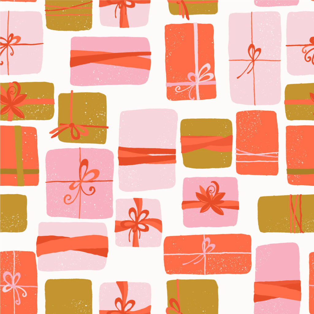 Gift Box Seamless Pattern - MasterBundles