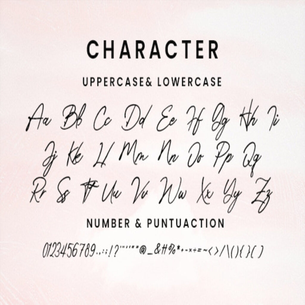 Romantic Signature - MasterBundles