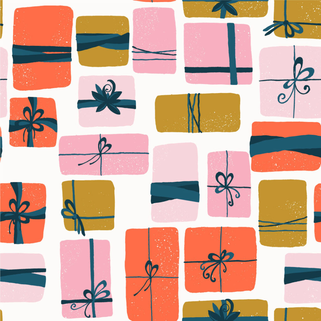 Gift Box Seamless Pattern - MasterBundles