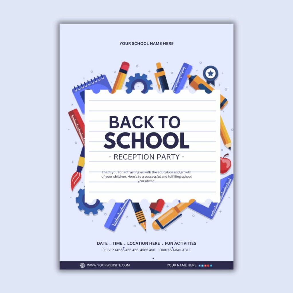 1 Instagram sized Canva Back To School Design Template Bundle – $4 ...