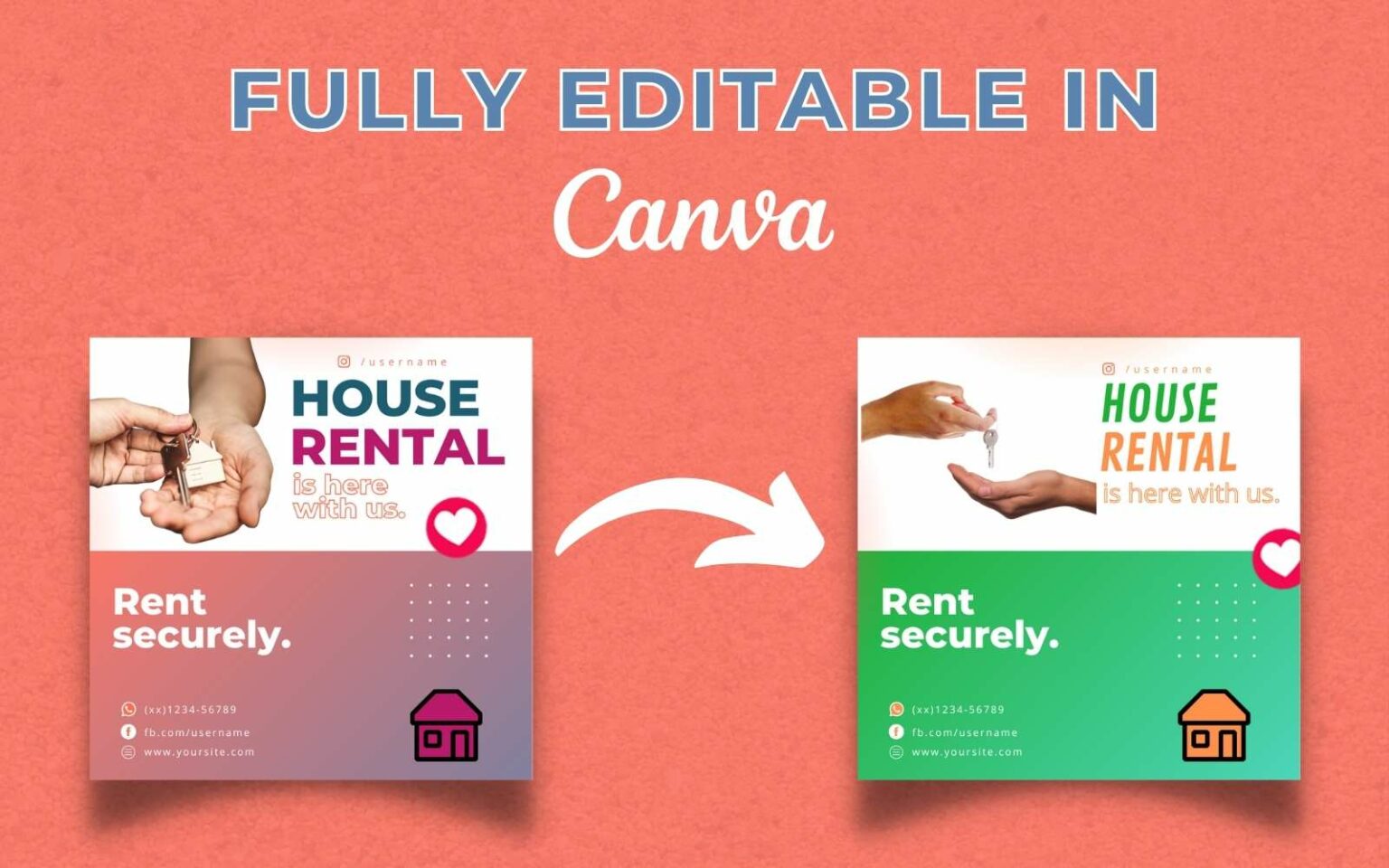 36 Real Estate Canva Templates For Social Media - MasterBundles