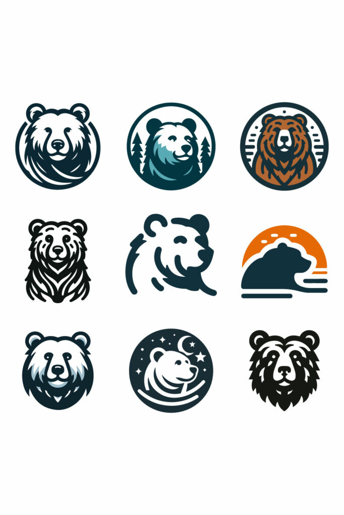 8 Wolf Logos Vector Illustration - MasterBundles