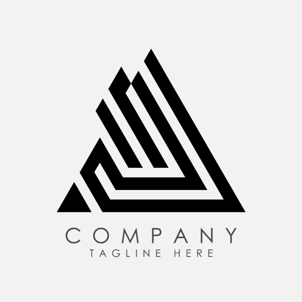 Abstract letter A logotype. Modern logo idea sign vector template ...