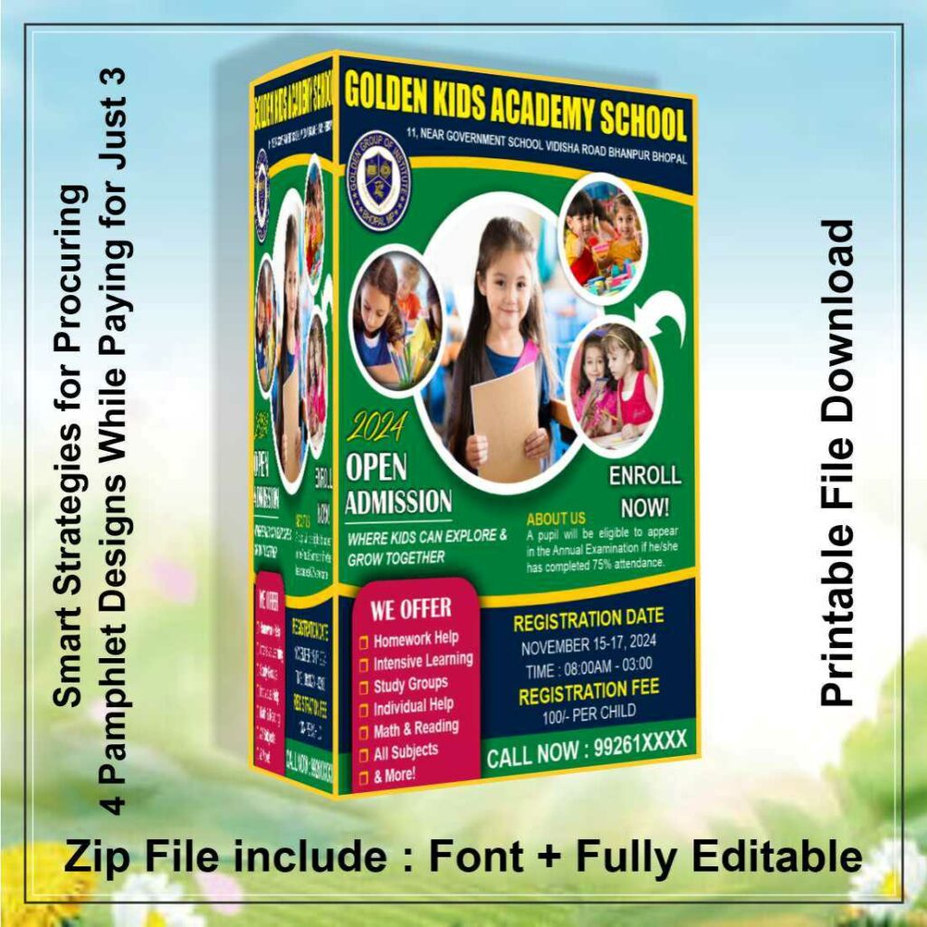 Smart Strategies for Procuring 4 Pamphlet Designs While Paying for Just ...