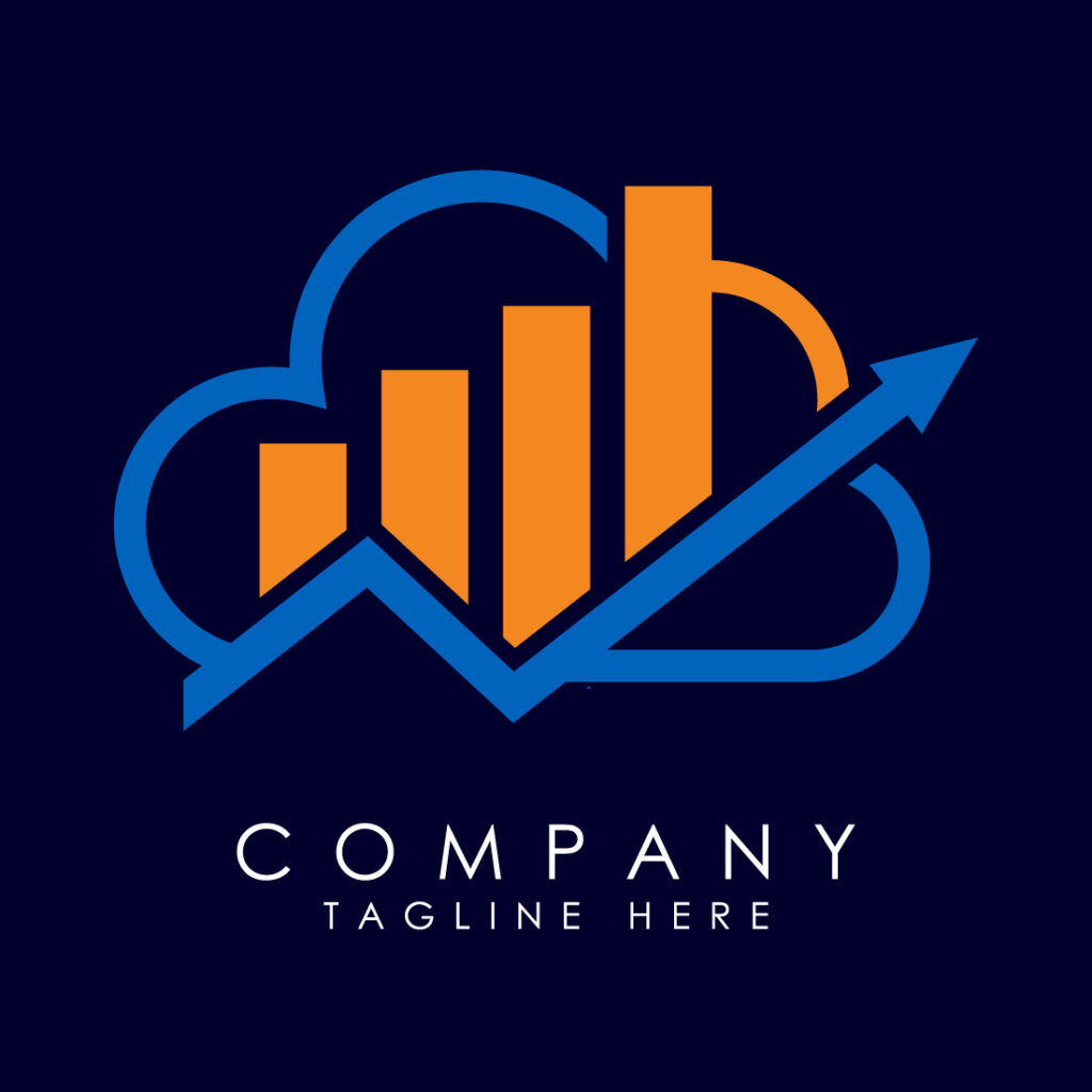 Business finance accounting logo sign symbol vector illustration ...