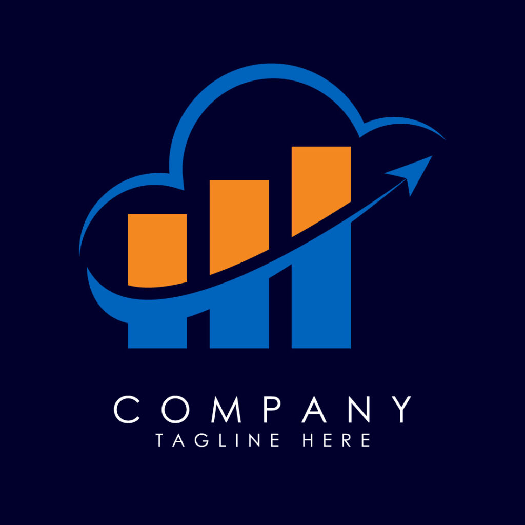 Business finance accounting logo sign symbol vector illustration ...