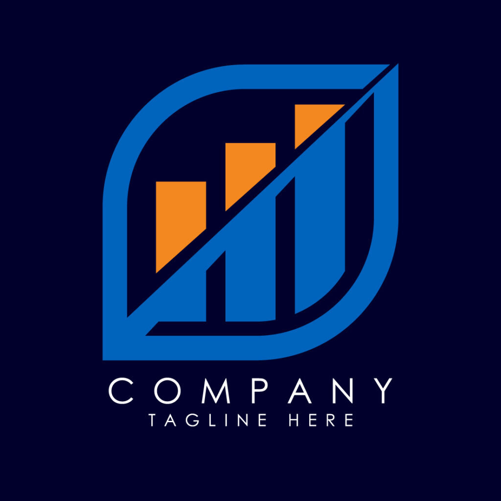 Business finance accounting logo sign symbol vector illustration ...