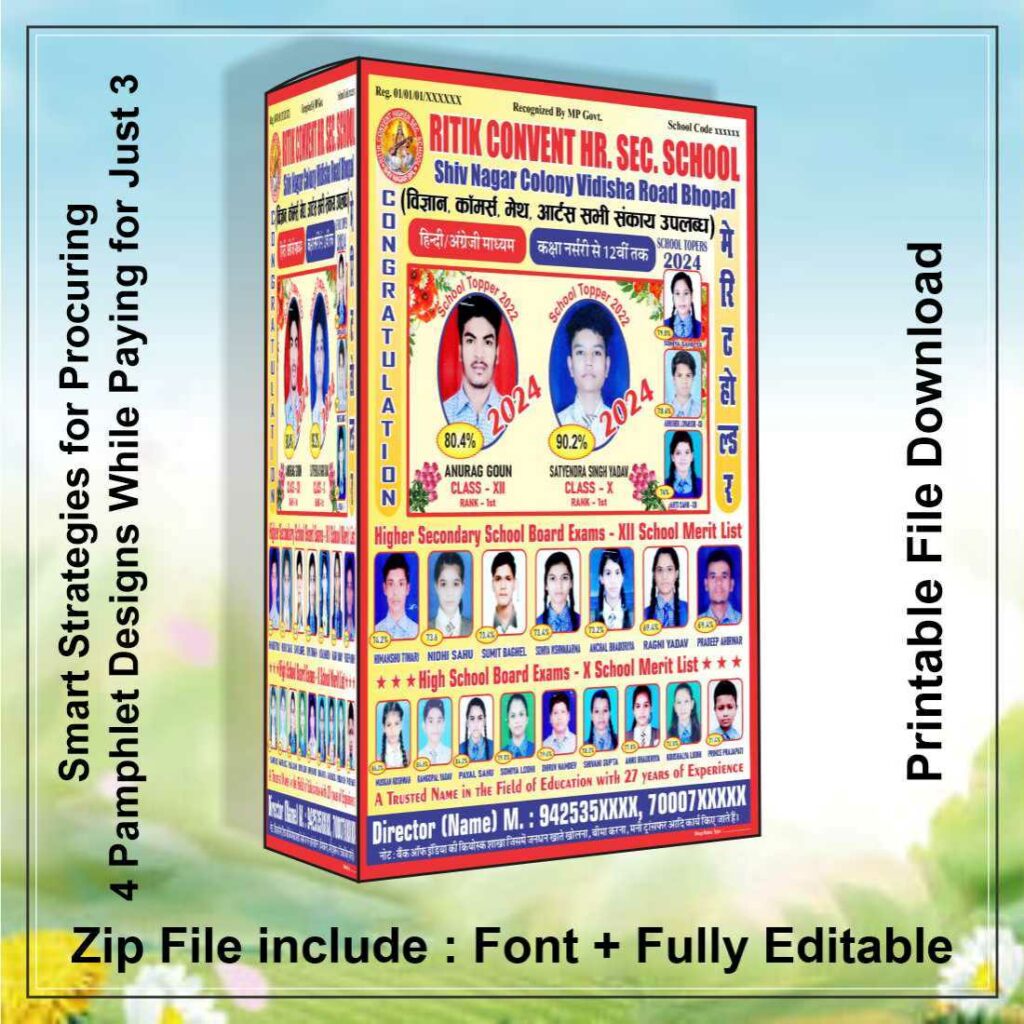 Smart Strategies for Procuring 4 Pamphlet Designs While Paying for Just ...