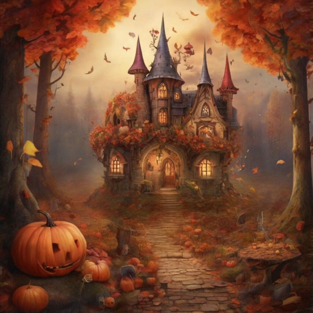fairy tales' autumn forest - MasterBundles