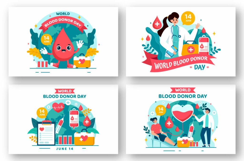 12 World Blood Donor Day Illustration - MasterBundles