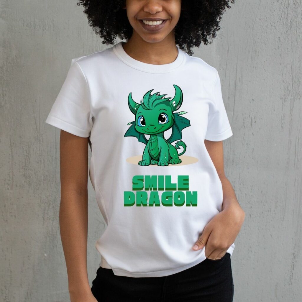 Cute Dragon design - MasterBundles