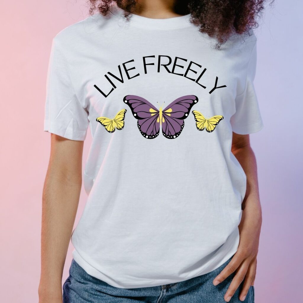 "Live Freely" beautiful design - MasterBundles