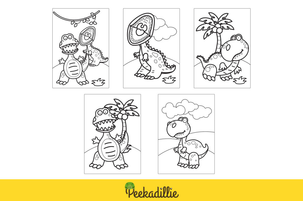 Cute and Funny Dinosaur Tryannosaurus Trex Animal Ancient Cartoon ...