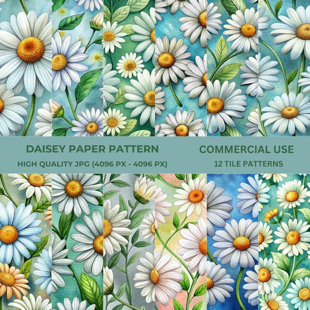 Daisey Paper Pattern Unleash Your Creativity – MasterBundles