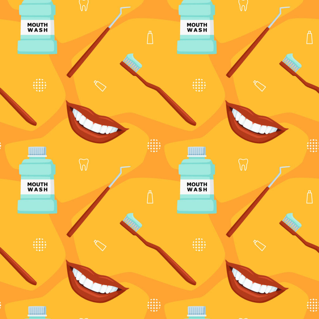 Dental Seamless Pattern - MasterBundles