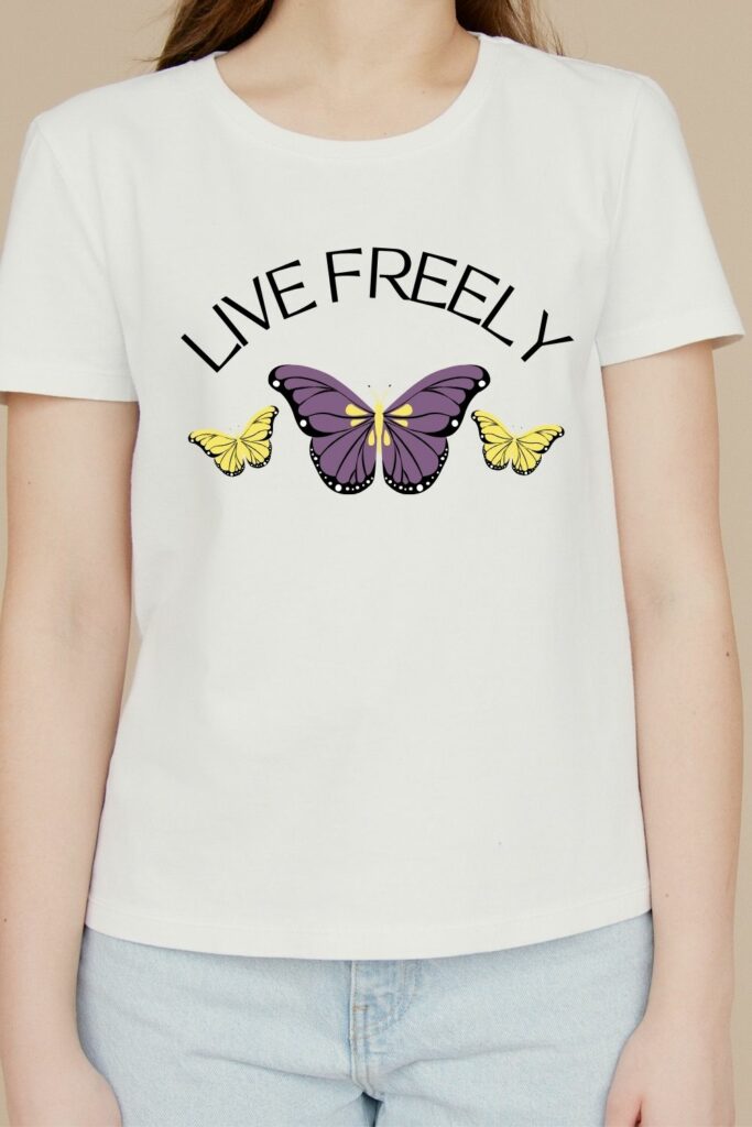 "Live Freely" beautiful design - MasterBundles