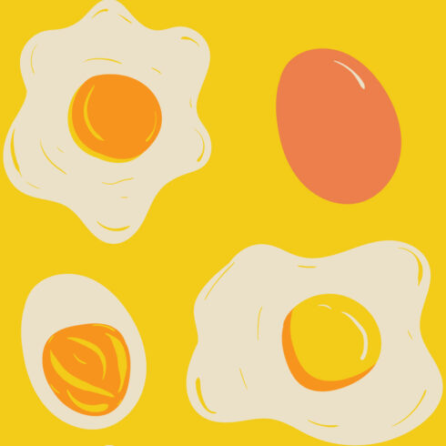 Egg Seamless Pattern - MasterBundles