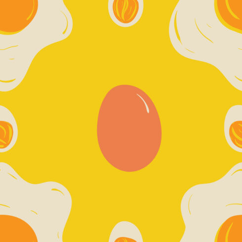 Egg Seamless Pattern - MasterBundles