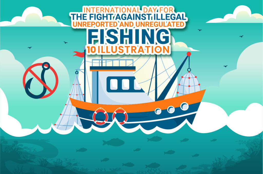 10 Day for the Illegal Against Fishing Illustration - MasterBundles