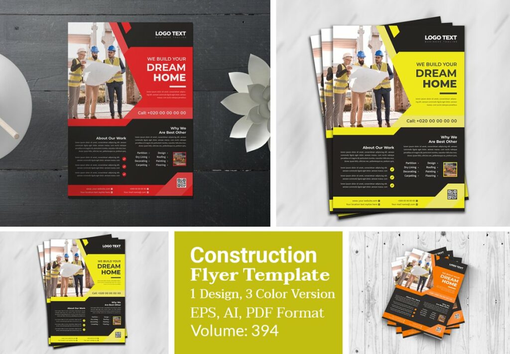 Creative Construction Flyer Design - MasterBundles