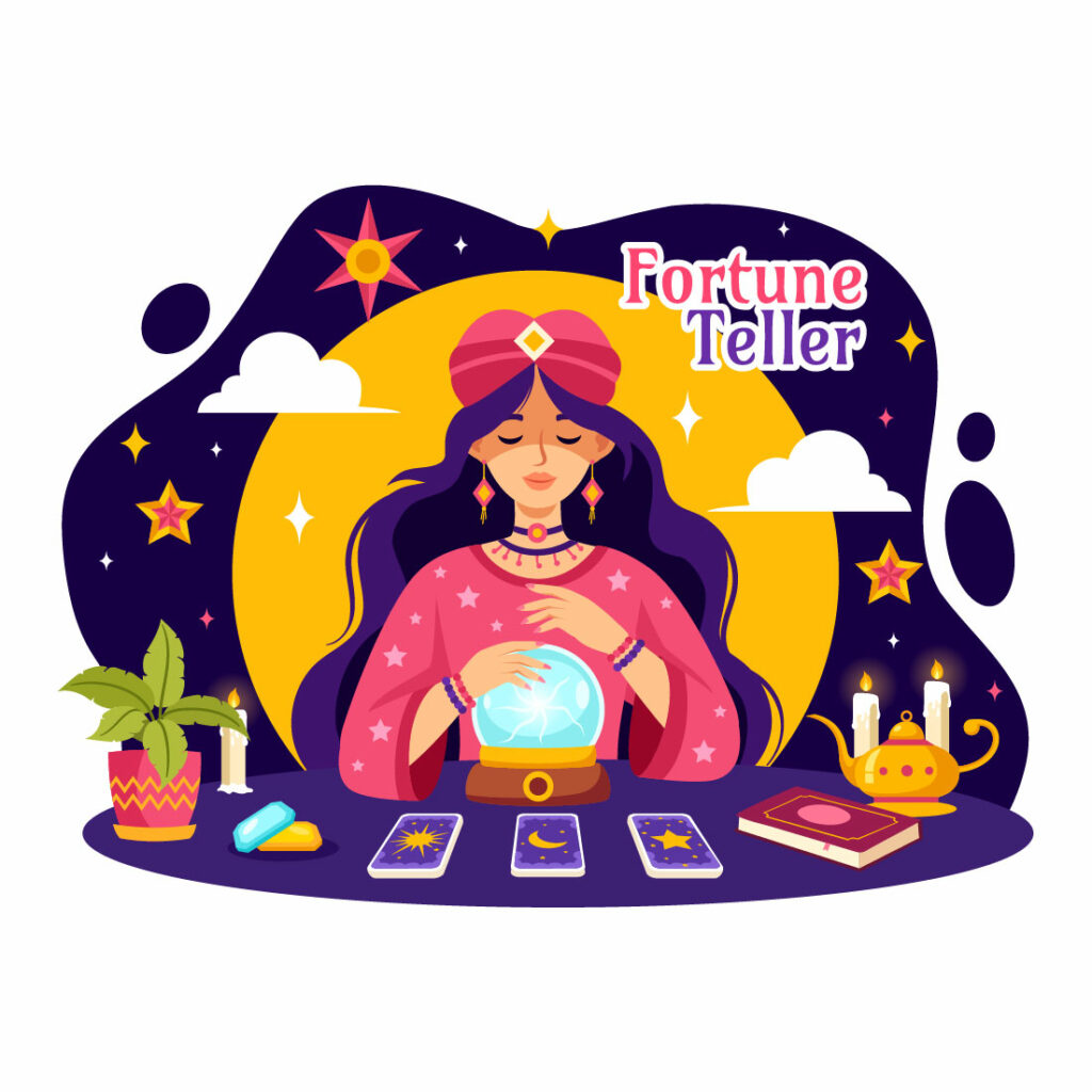 12 Fortune Teller Illustration - MasterBundles