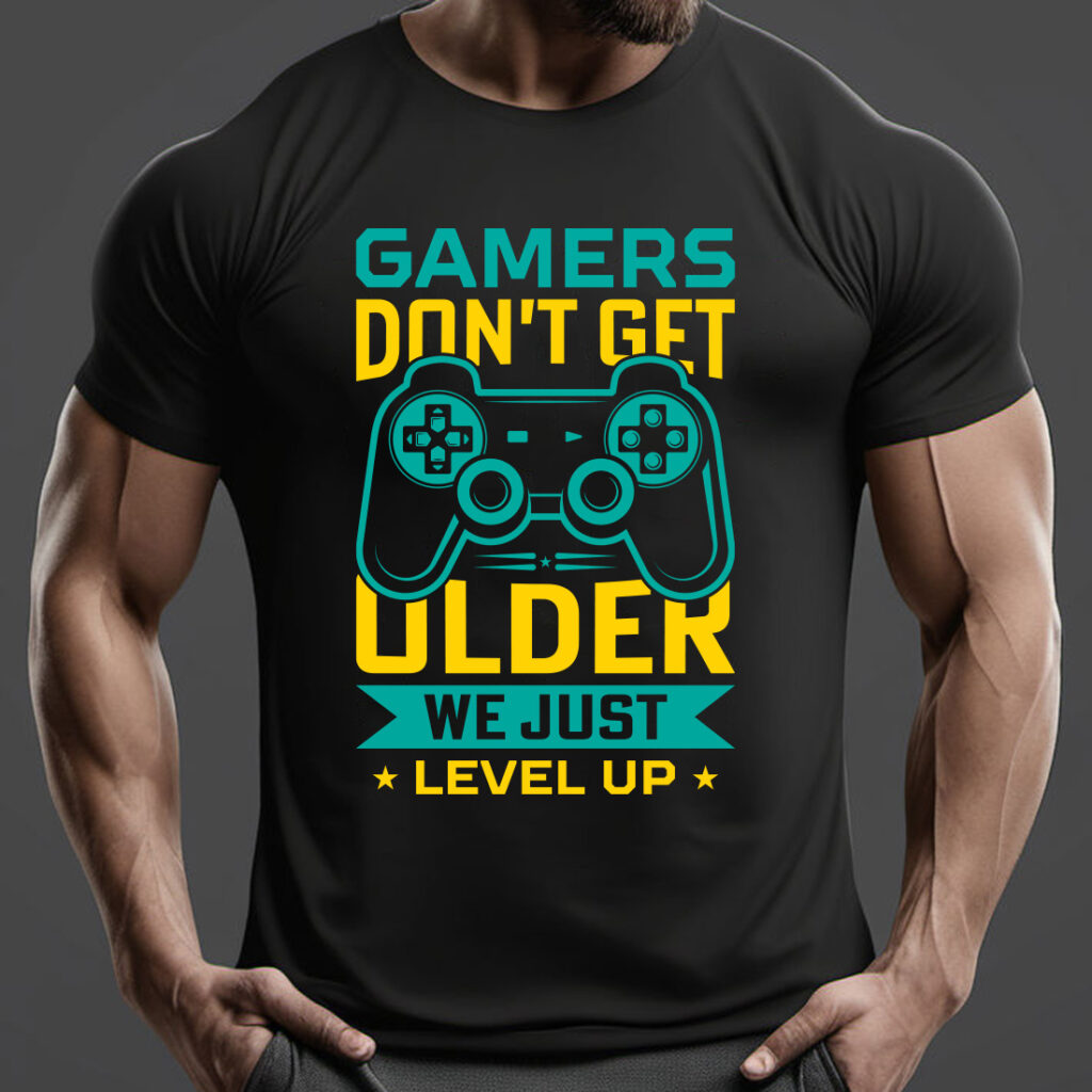 Best Gaming T-shirts Design Bundle for Game Lover - MasterBundles