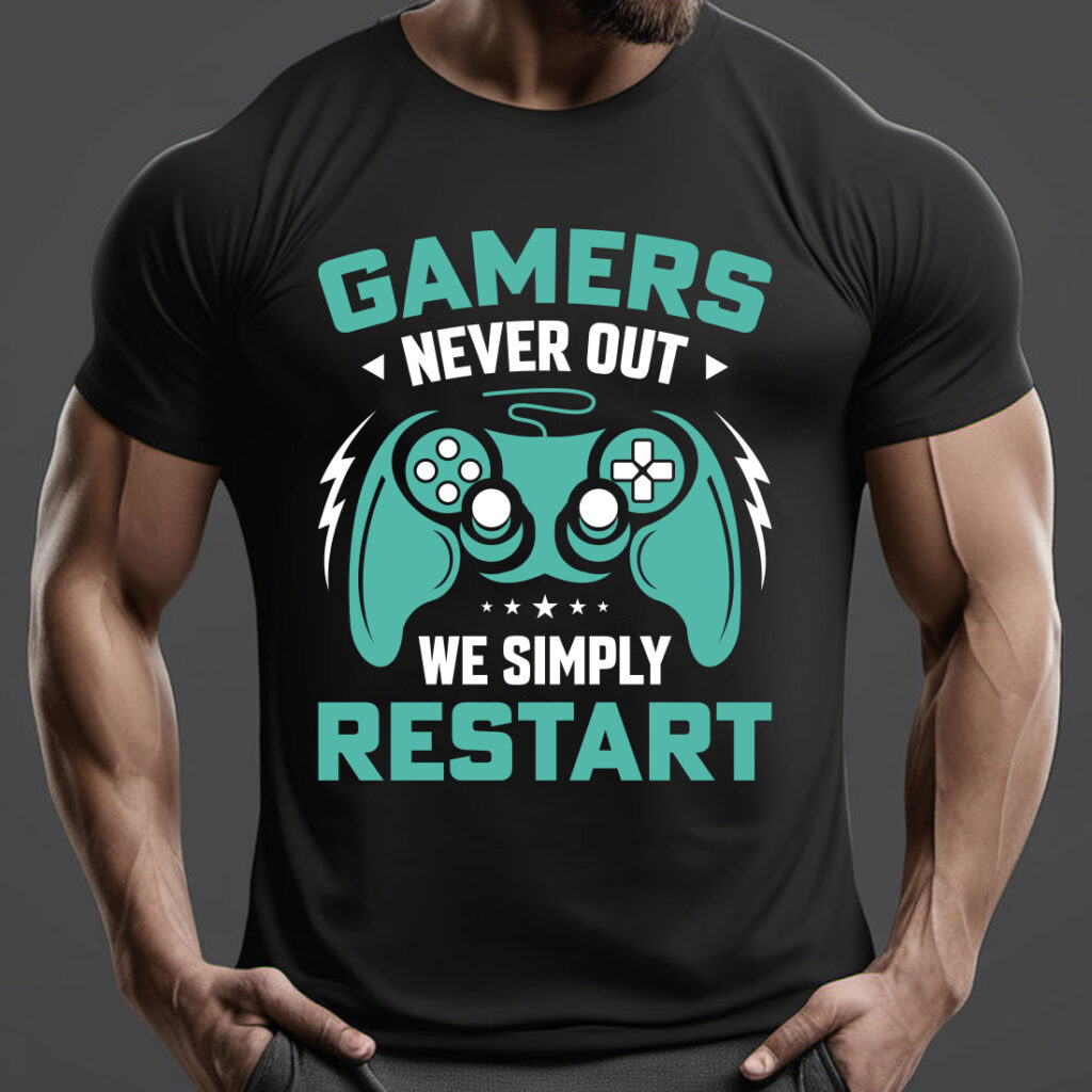 Best Gaming T-shirts Design Bundle for Game Lover - MasterBundles