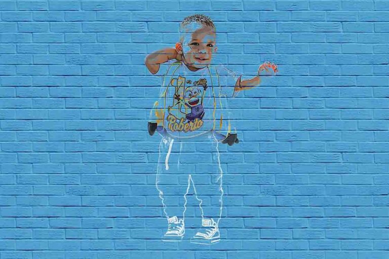 Graffiti Stencil Art Photo Effect - MasterBundles