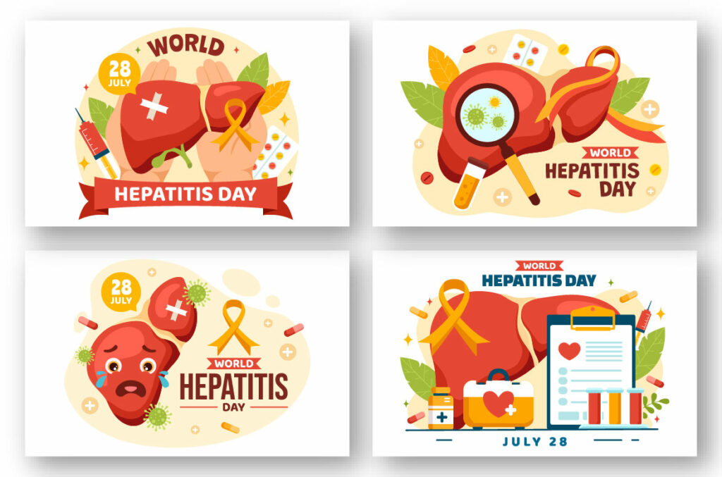 12 World Hepatitis Day Illustration - MasterBundles