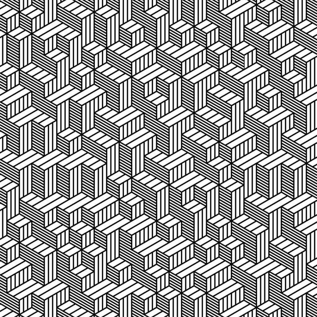 Isometric Cubes Tileable Backgrounds - MasterBundles