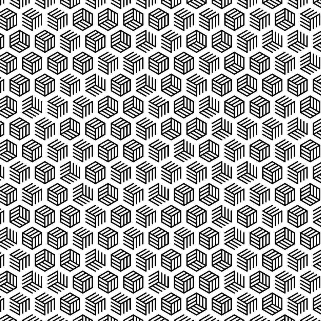 Isometric Cubes Tileable Backgrounds - MasterBundles