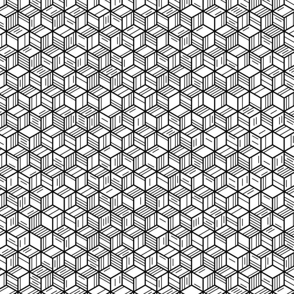 Isometric Cubes Tileable Backgrounds - MasterBundles