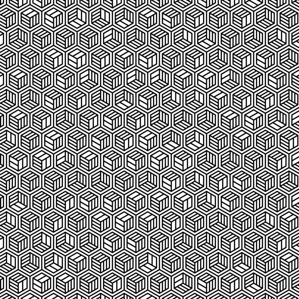 Isometric Cubes Tileable Backgrounds - MasterBundles