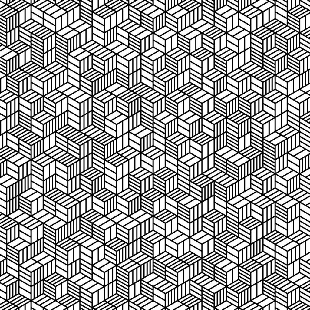 Isometric Cubes Tileable Backgrounds - MasterBundles